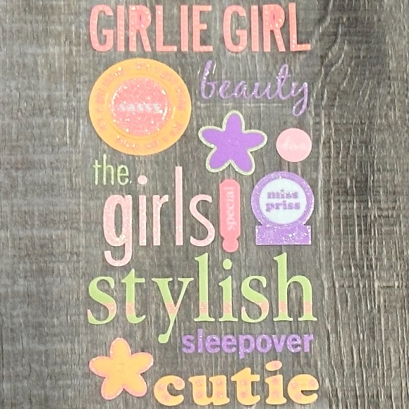 Design | New Girlie Girl Glitter Scrapbook Craft Stickers | Poshmark
